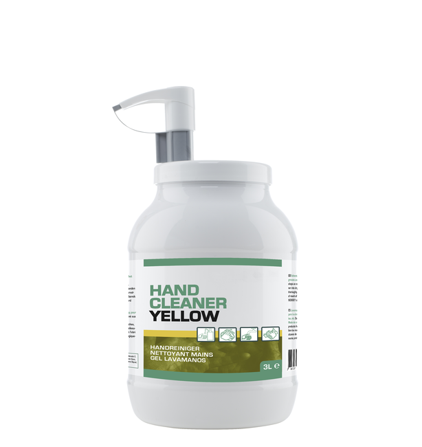 Hand cleaner yellow 3 L pot met pomp | handreiniger geel | | ICS Cleaners